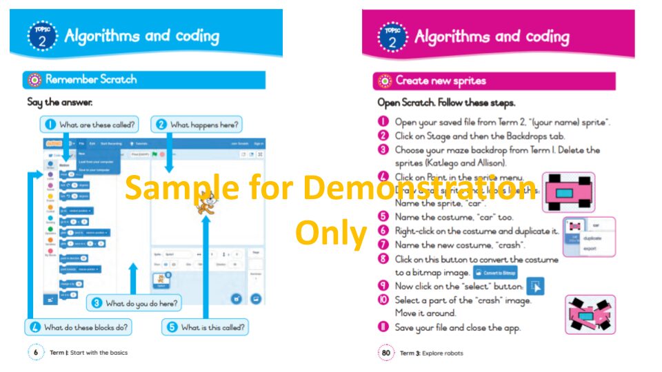 TOP CLASS Coding and Robotics Student Workbook (Grade 3) - School Coding