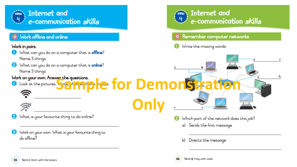 TOP CLASS Coding and Robotics Student Workbook (Grade 3) - School Coding