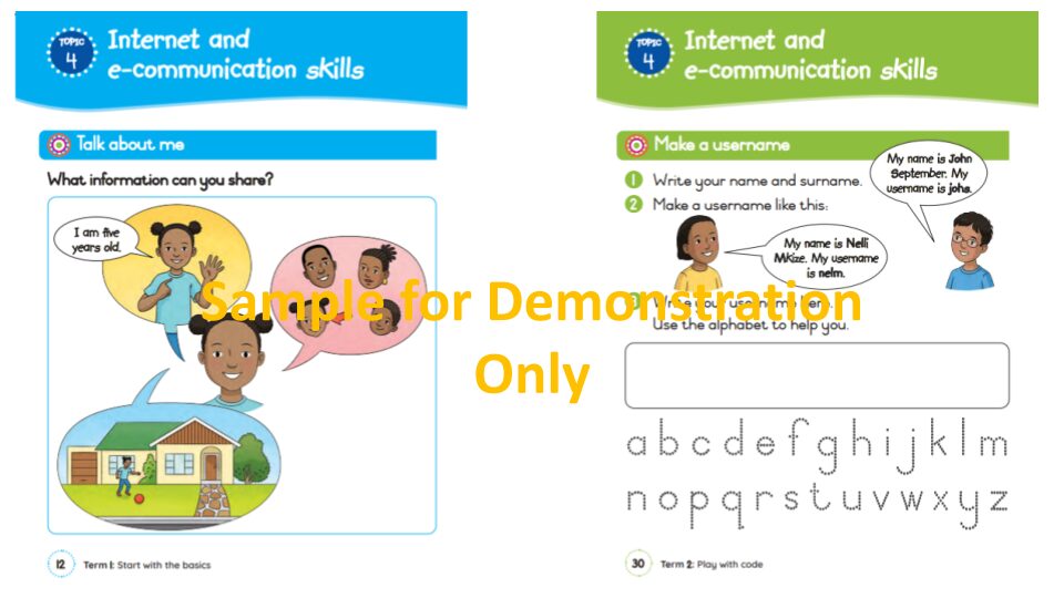 TOP CLASS Coding and Robotics Student Workbook (Grade R) - School Coding